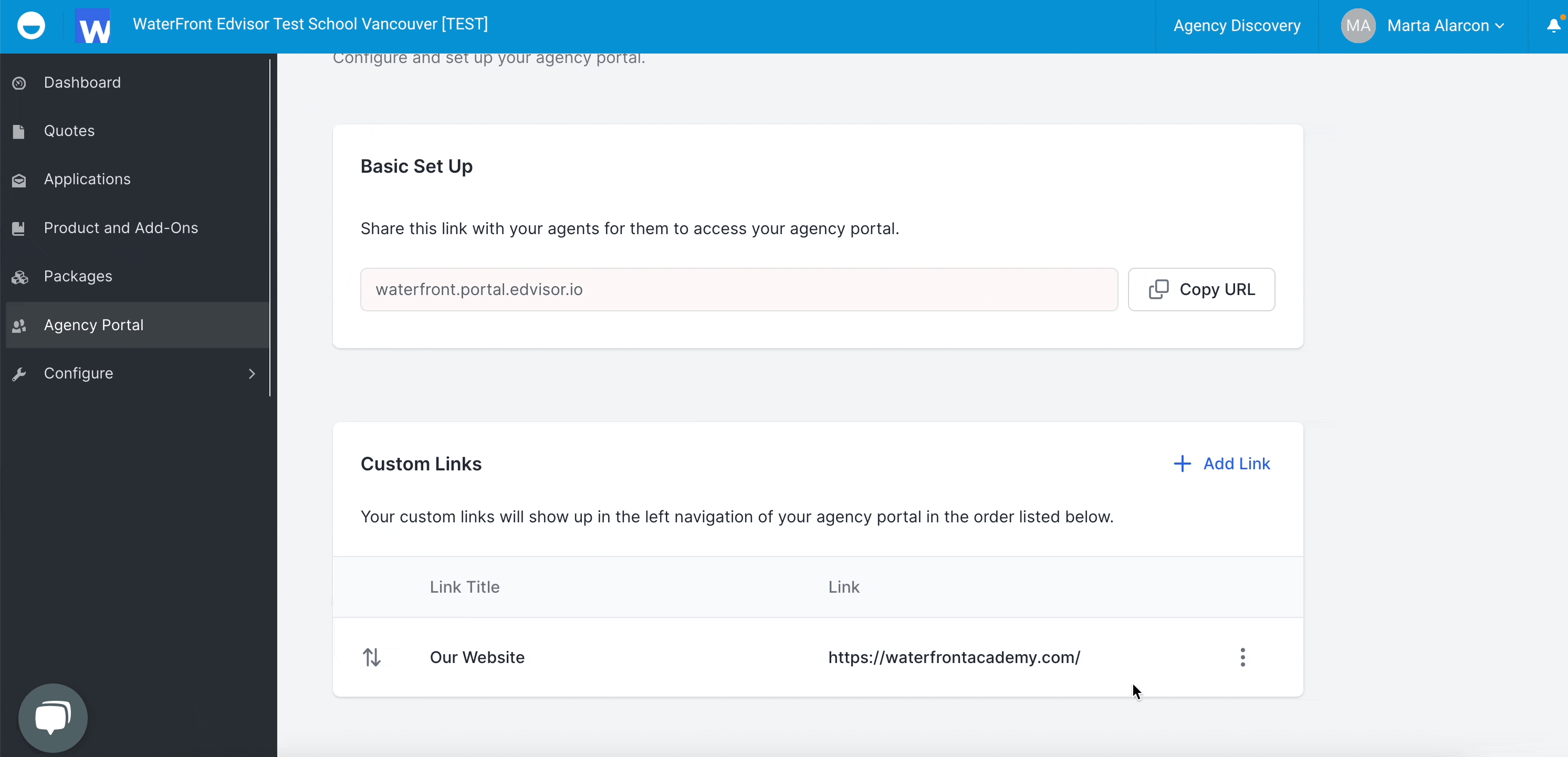 How to add custom links to your Agency Portal